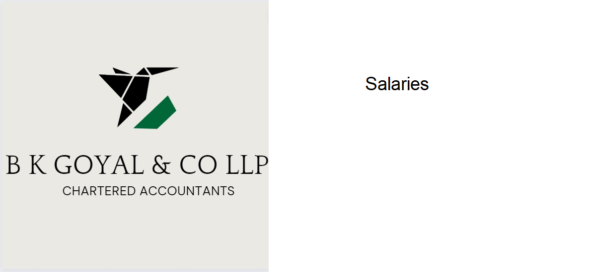Salaries | CA B K Goyal & Co LLP