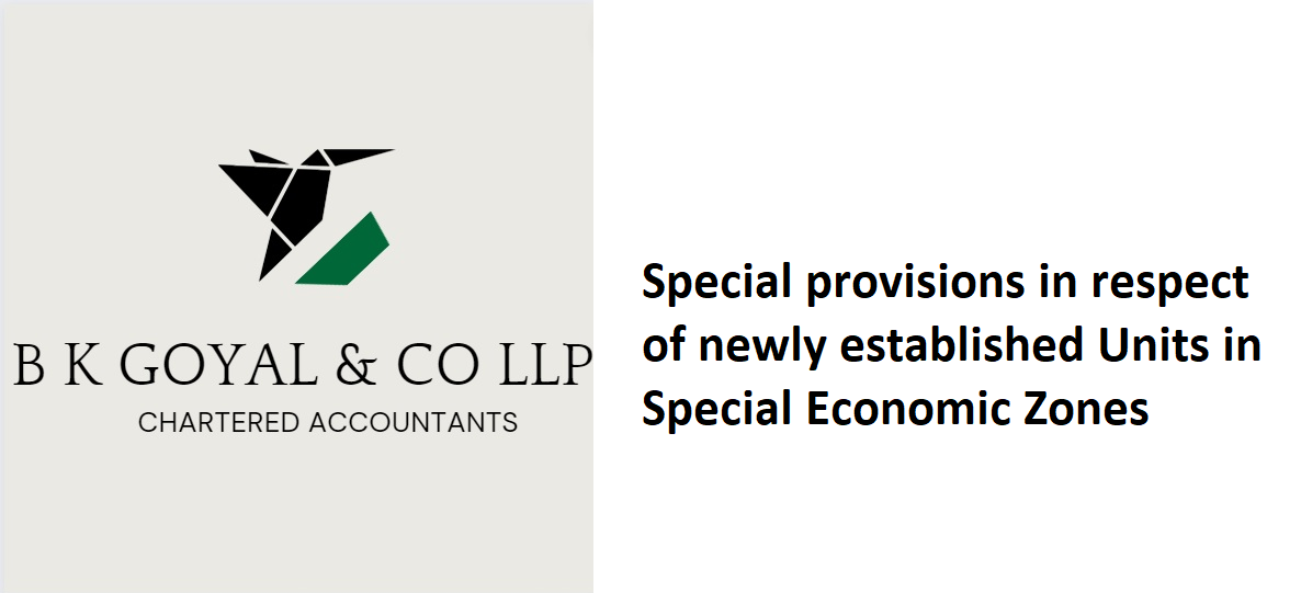 Special provisions in respect of newly established Units in Special ...