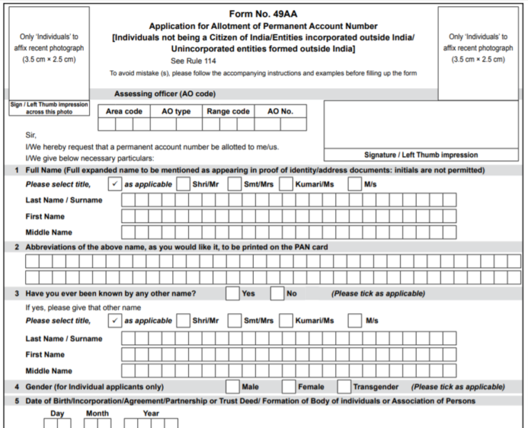 A Comprehensive Guide to Understanding and Filling Out the 49A Form for ...
